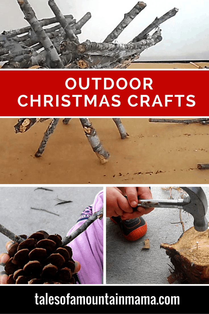 Outdoor Christmas Projects - Tales of a Mountain Mama