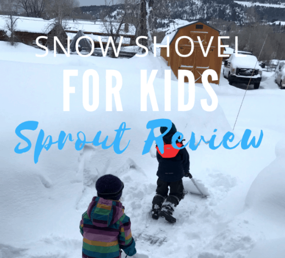 ManPlow Sprout Kid Snow Plow Review - Tales of a Mountain Mama
