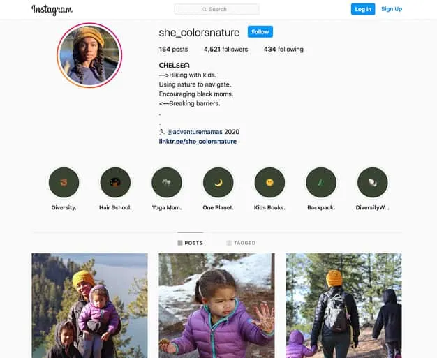 She Colors Nature: Diversify the Outdoors - Tales of a Mountain Mama