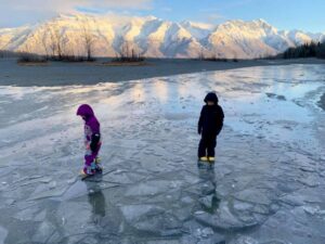 Wild Ice Play with Kids - Tales of a Mountain Mama