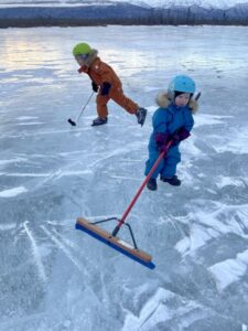 Wild Ice Play with Kids - Tales of a Mountain Mama