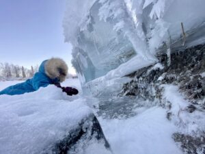 Wild Ice Play with Kids - Tales of a Mountain Mama