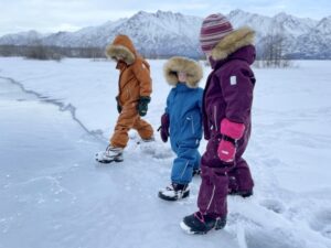 Wild Ice Play with Kids - Tales of a Mountain Mama
