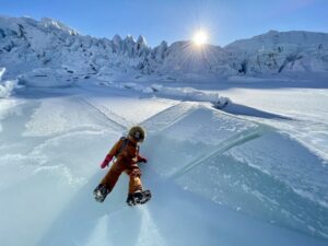 Wild Ice Play with Kids - Tales of a Mountain Mama