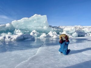 Wild Ice Play with Kids - Tales of a Mountain Mama
