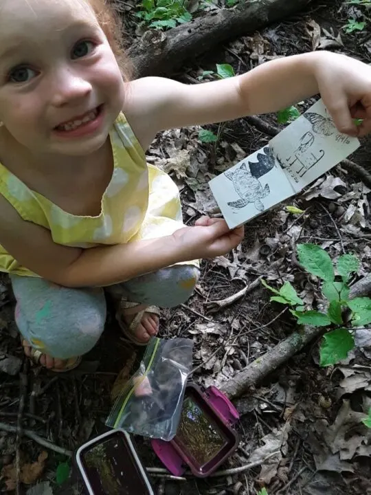 Letterboxing for Kids - Tales of a Mountain Mama
