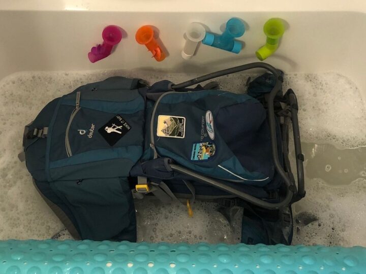 How to Wash Your Backpack and Kid Carriers - Tales of a Mountain Mama