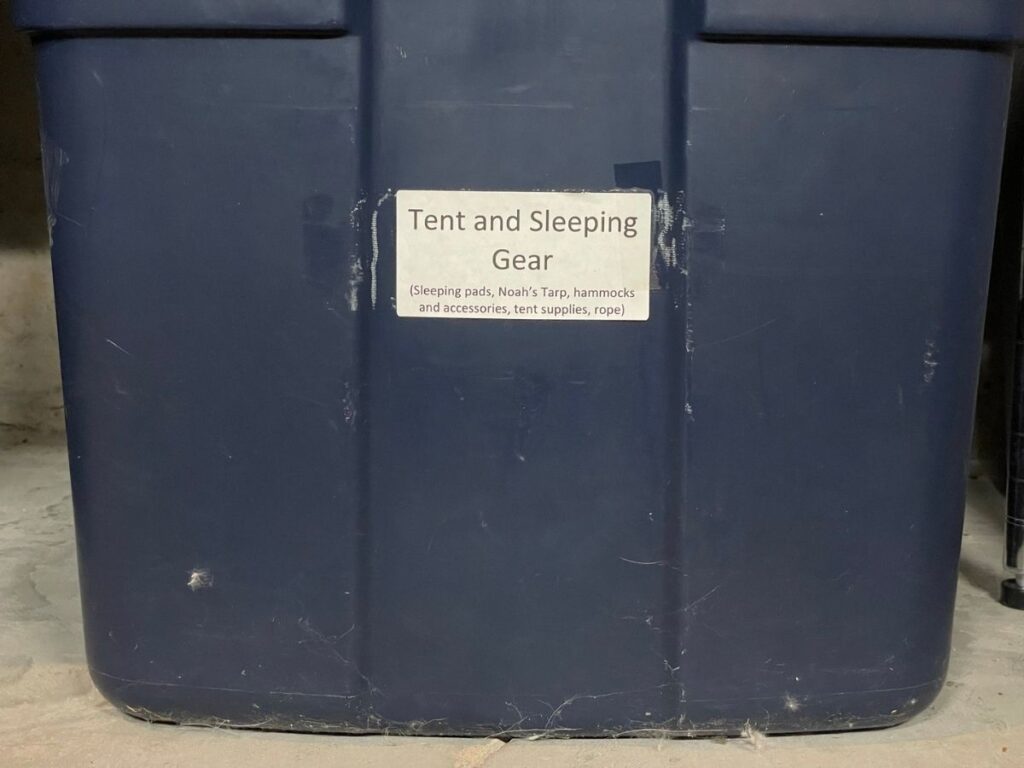 How to Organize Outdoor Gear - Tales of a Mountain Mama