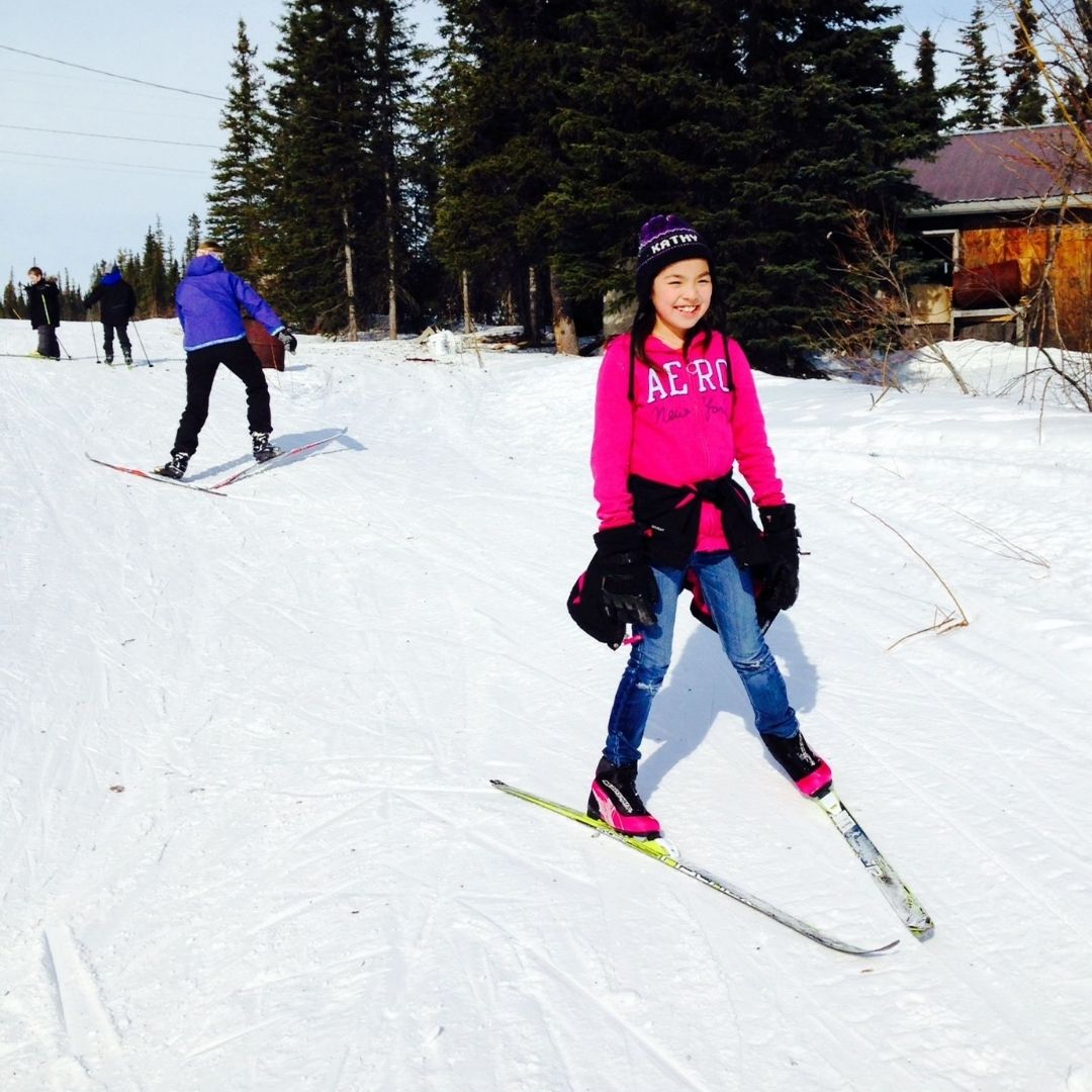 Teaching Kids Cross Country Skiing - Tales of a Mountain Mama