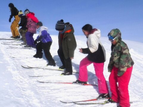 Teaching Kids Cross Country Skiing - Tales of a Mountain Mama