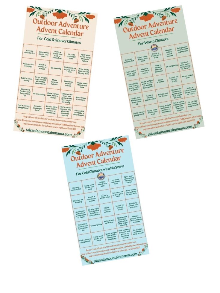 Outdoor Adventure Advent Calendars - Tales of a Mountain Mama