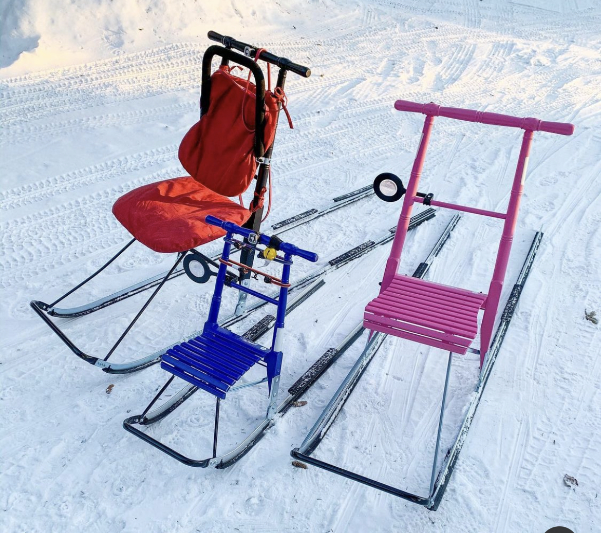 Kicksledding for all ages! - Tales of a Mountain Mama