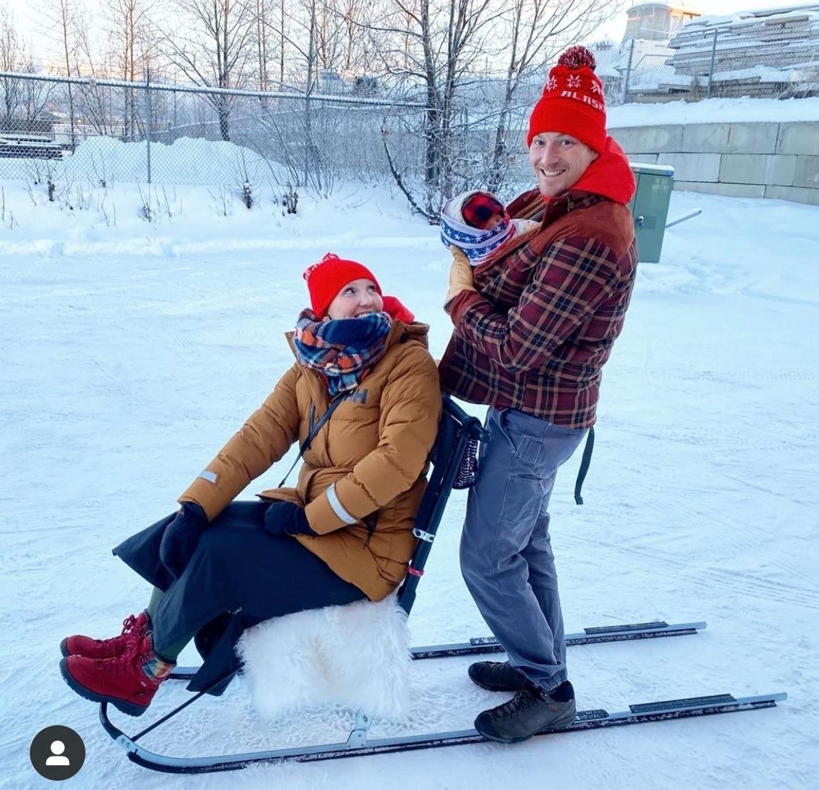 Kicksledding for all ages! - Tales of a Mountain Mama