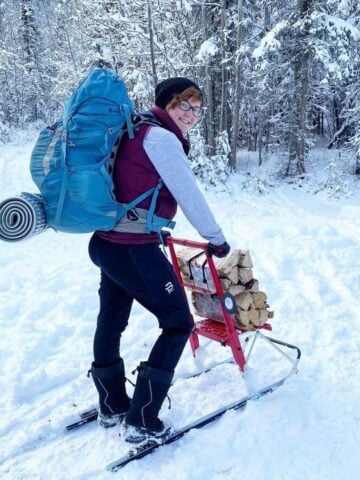 Kicksledding for all ages! - Tales of a Mountain Mama