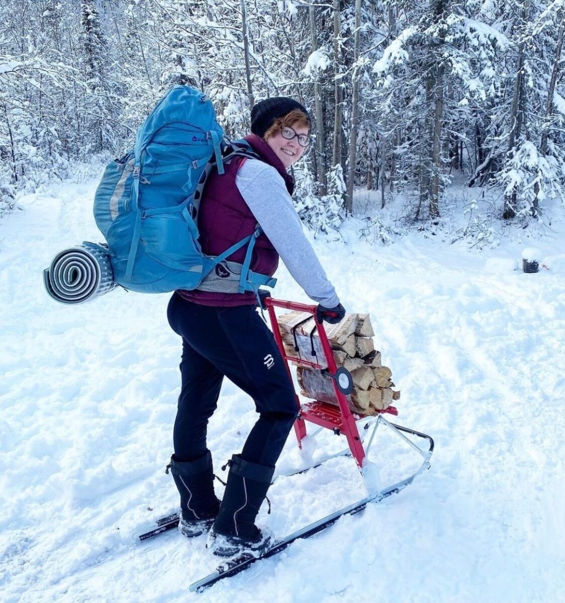 Kicksledding for all ages! - Tales of a Mountain Mama