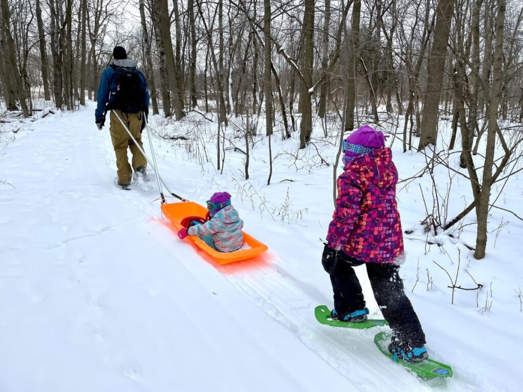 Beginner Snowshoeing: A Simple Family Past Time - Tales of a Mountain Mama