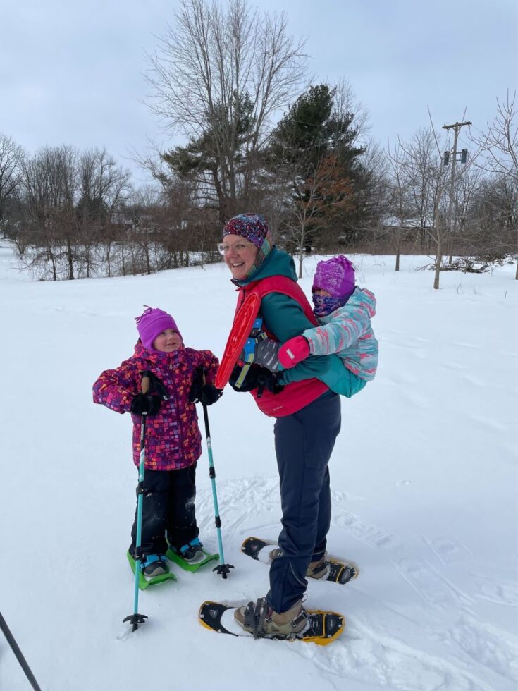 Beginner Snowshoeing: A Simple Family Past Time - Tales of a Mountain Mama