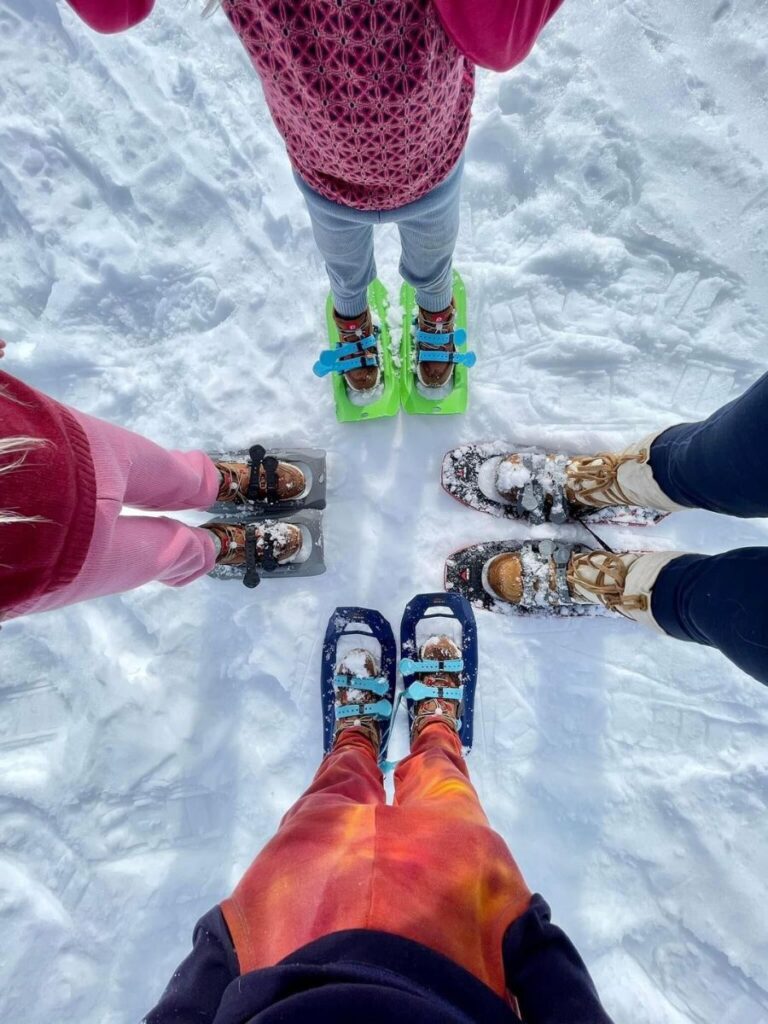 Beginner Snowshoeing: A Simple Family Past Time - Tales of a Mountain Mama