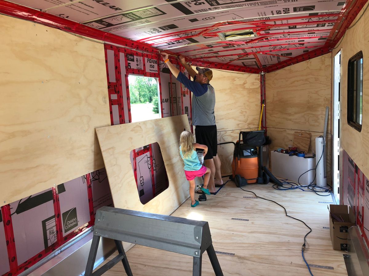 Cargo Trailer Camper Conversion - Tales of a Mountain Mama