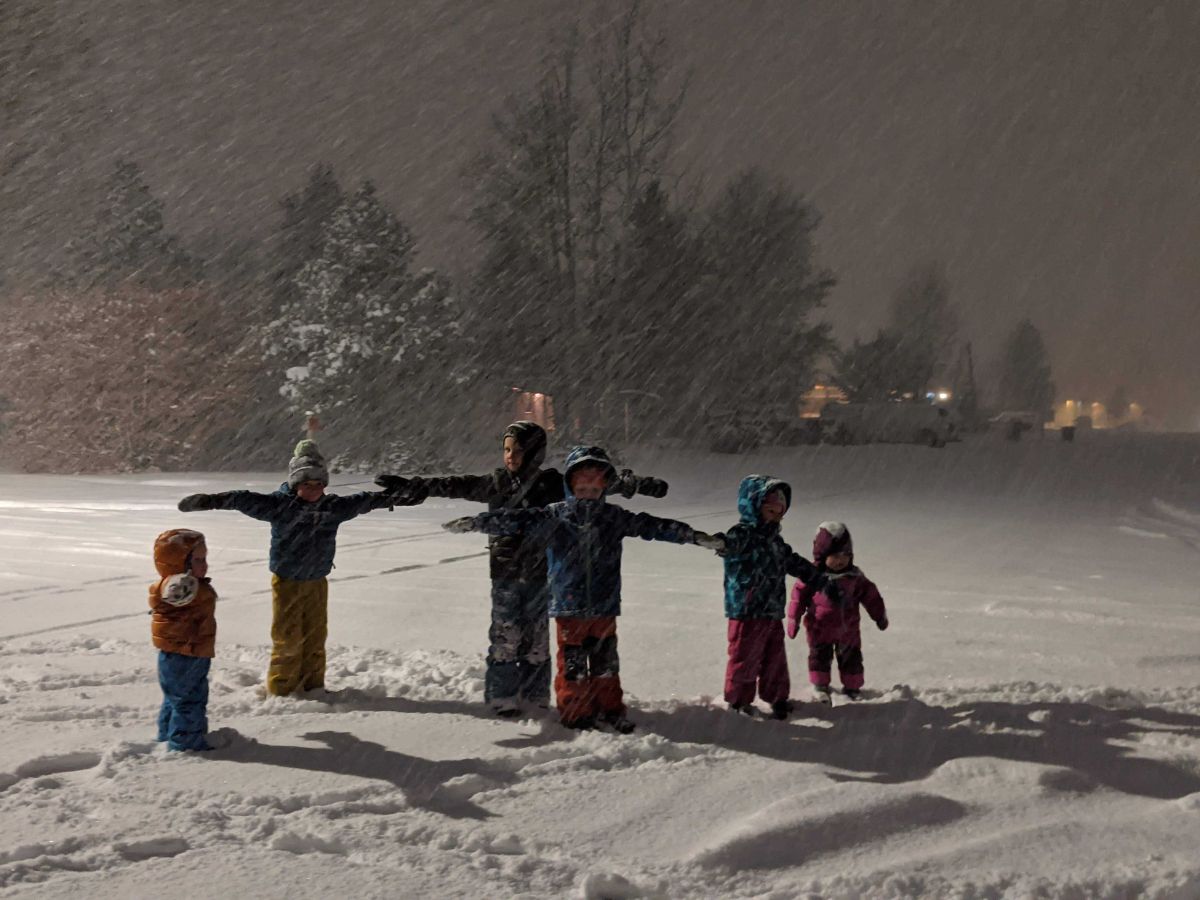 Playing in the Snow - Tales of a Mountain Mama