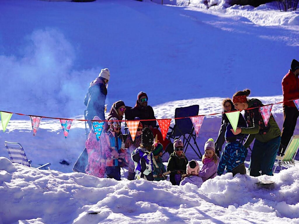Winter Outdoor Birthday Party Ideas - Tales of a Mountain Mama