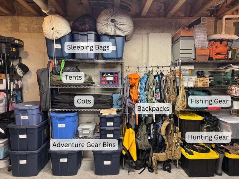 How to Organize Outdoor Gear - Tales of a Mountain Mama